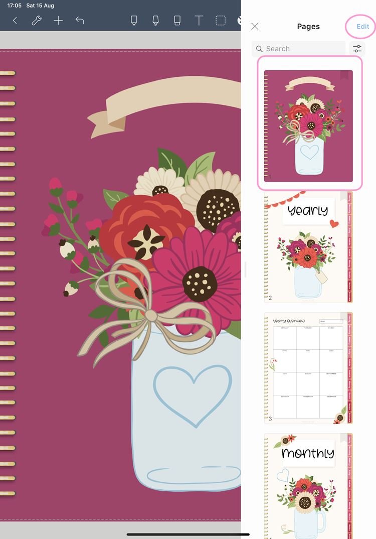How To Change The Notebook Cover In Noteshelf