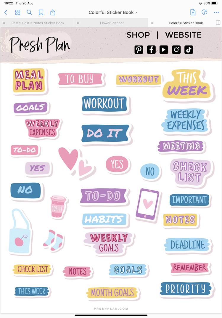 How To Add Digital Stickers To GoodNotes 2023 
