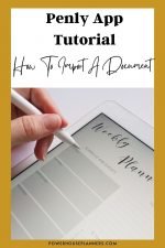 2 Easy Ways To Import A Document To Penly App - Powerhouse Planners
