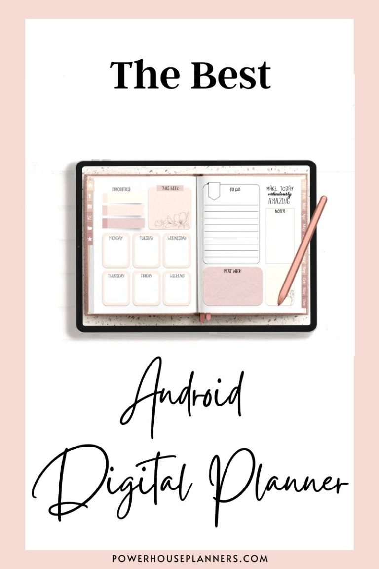 5 Reasons Why You Need This Digital Planner Android Users Love ...