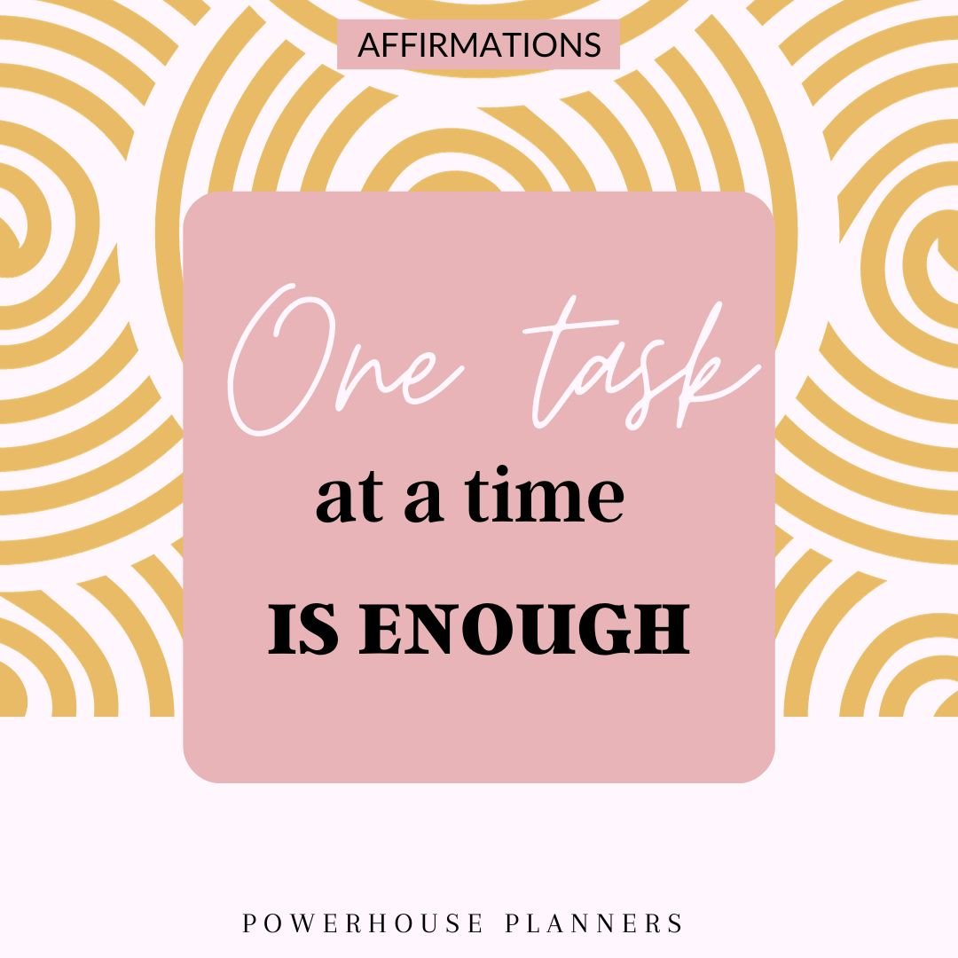 20 Productivity Affirmations For A Successful Day - Powerhouse Planners