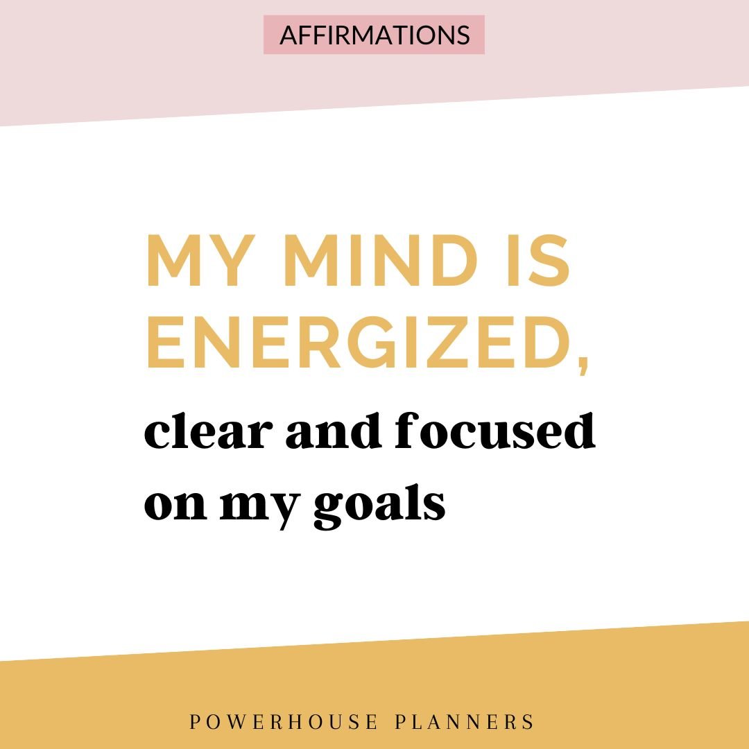 20 Productivity Affirmations For A Successful Day - Powerhouse Planners