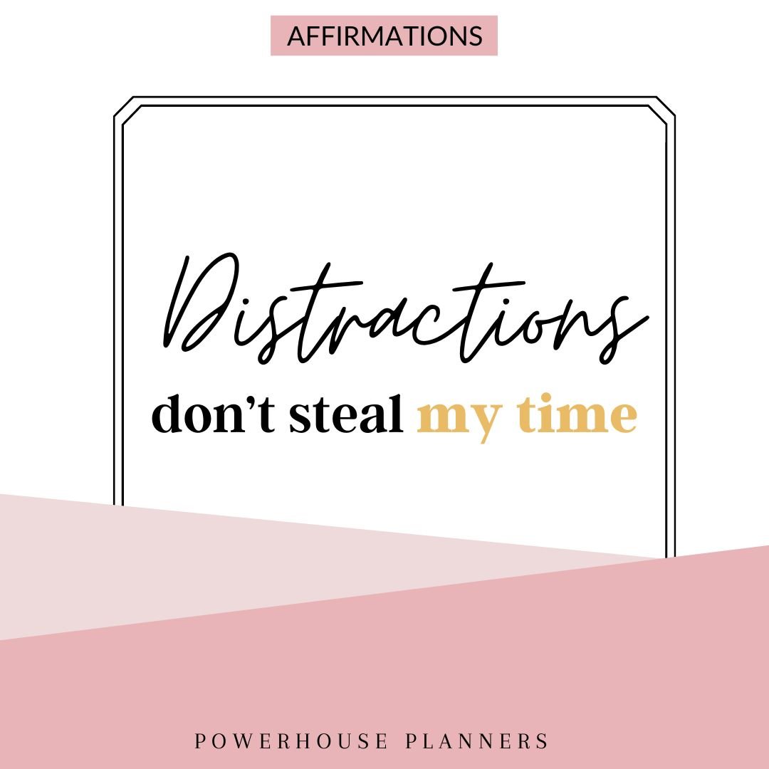 20 Productivity Affirmations For A Successful Day - Powerhouse Planners