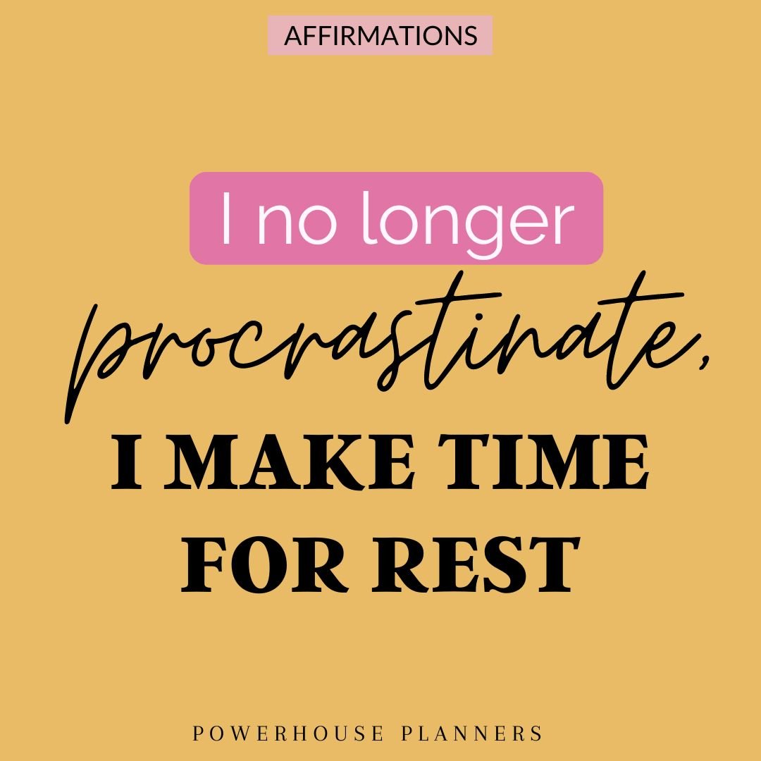 20 Productivity Affirmations For A Successful Day - Powerhouse Planners