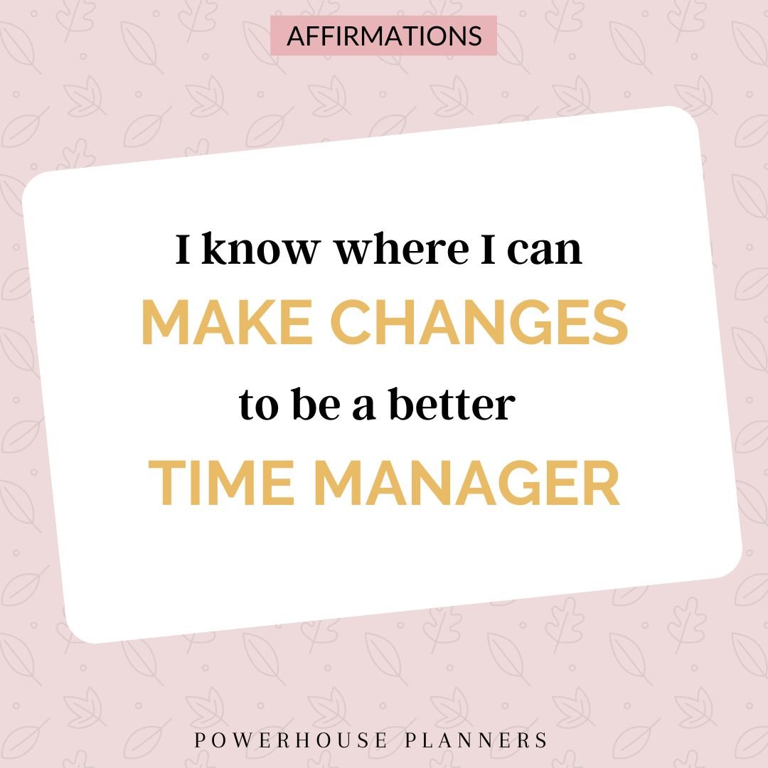 20 Productivity Affirmations For A Successful Day - Powerhouse Planners