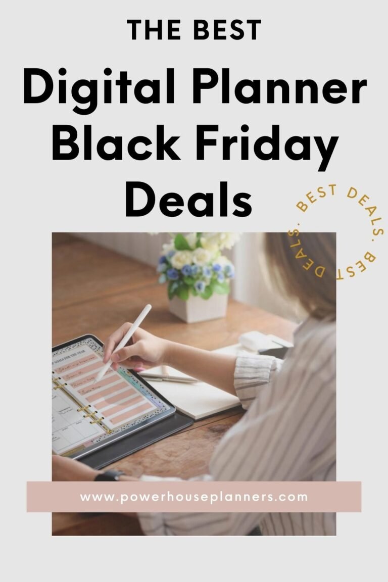 The Best Digital Planner Black Friday Deals 2023 - Powerhouse Planners