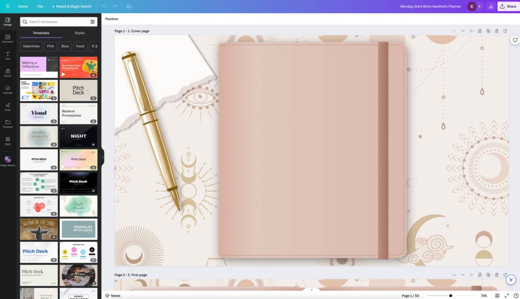 Easy How To Create A Digital Planner In Canva Tutorial (2026)