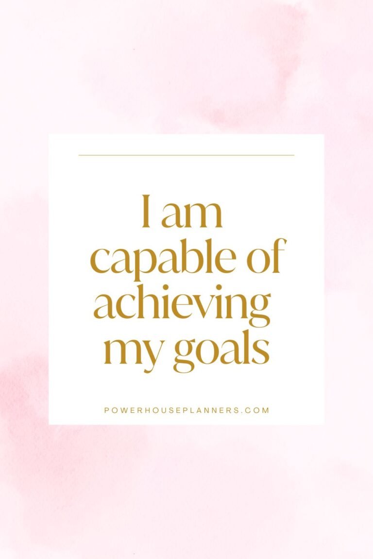 100 Empowering Affirmations For Women - Powerhouse Planners