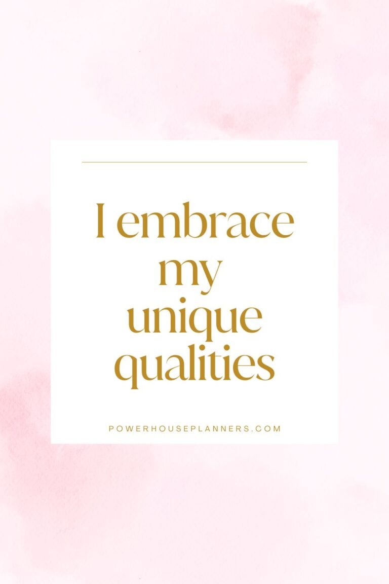 100 Empowering Affirmations For Women - Powerhouse Planners