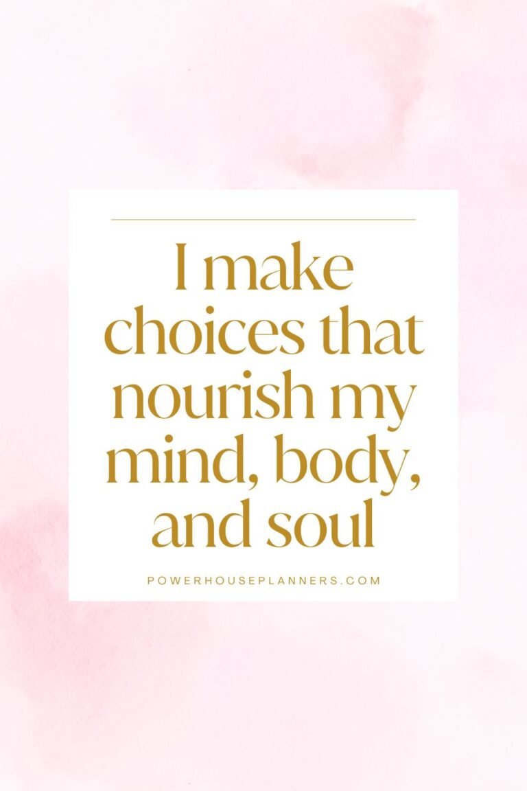 100 Empowering Affirmations For Women - Powerhouse Planners