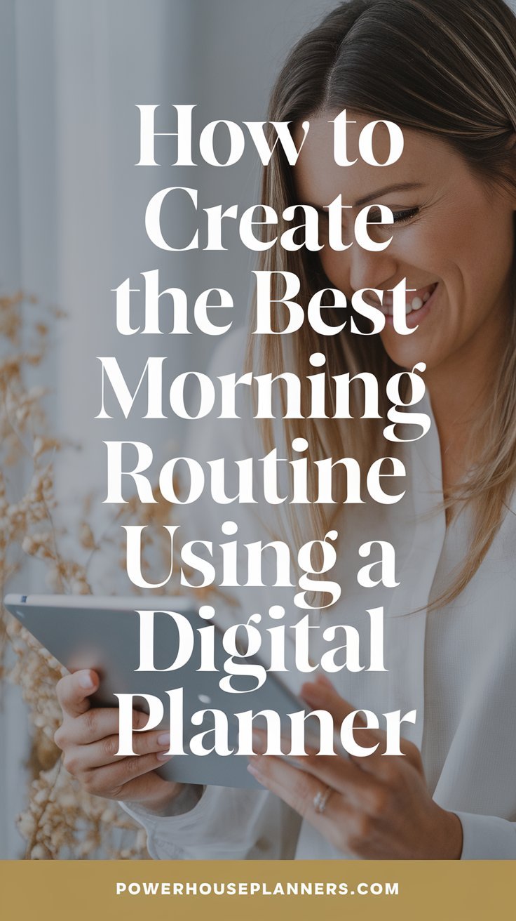 How To Create The Best Morning Routine Using A Digital Planner (2026)