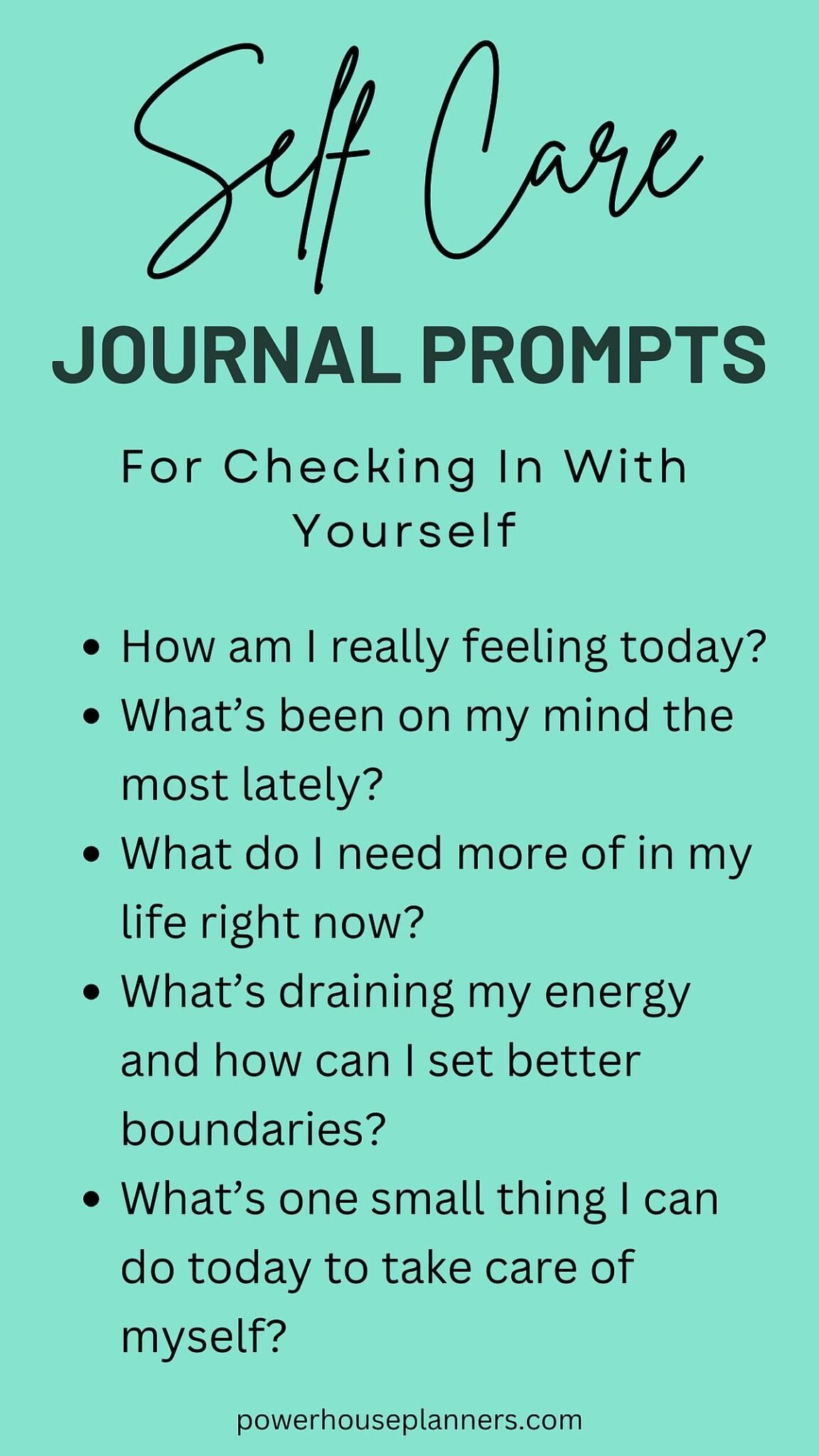 Self Care Journal Prompts To Prioritize Yourself (2025)