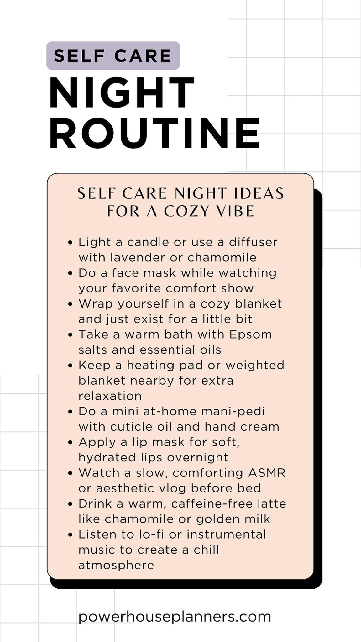 5o Self Care Night Routine Ideas To Feel Recharged (2026)