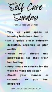 Self Care Sunday Routine Ideas For A Great Week Ahead (2026)